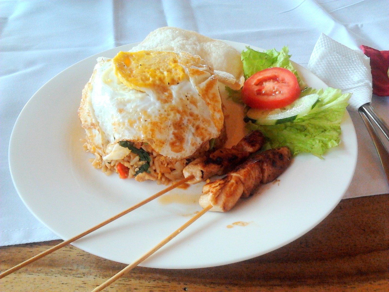 Samen Eten nasi of bami met saté - De Kuip